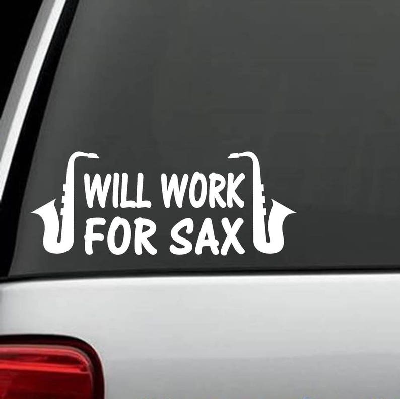 Sax Saxophone Decal for Car Funny Marching Band Sticker - Etsy