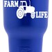 Farm Life Decal Farming Tractor Decal Sticker for Car Truck Window ...