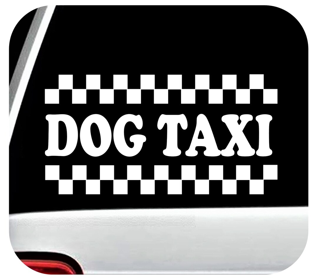 Dog Taxi Decal Sticker for Car Window | Haulin Dogs | Dog Hauler | Pet ...