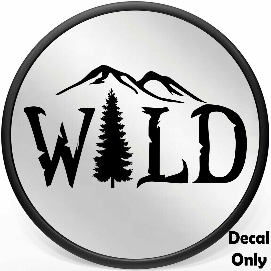 Wild Wilderness Adventure Decal Sticker for Car Window | Hiking Camping ...
