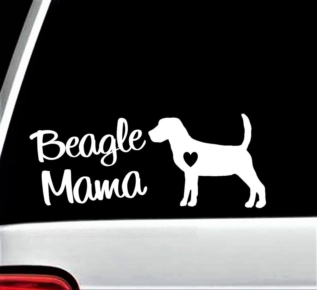 Beagle Mama Decal Sticker for Car Window 8 Inch BG 176 - Etsy