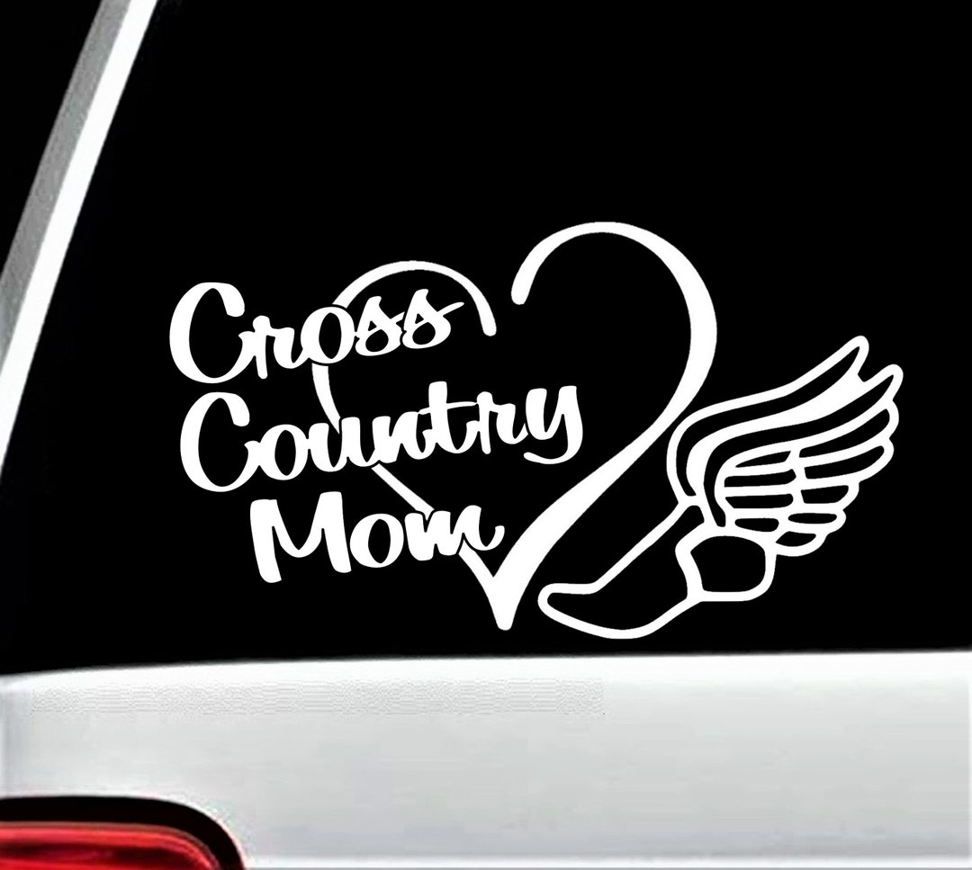 Cross Country Mom Decal for Car | Track and Field Sticker | Cross ...