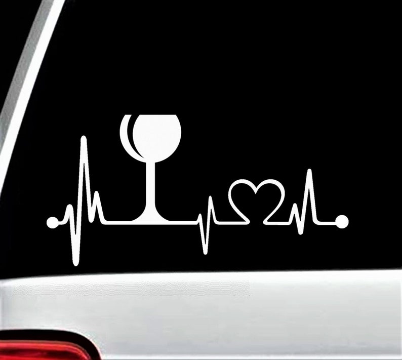 Wine Lover Decals | Wine Sticker for Car Window | Wine Gifts | K1013 - Etsy