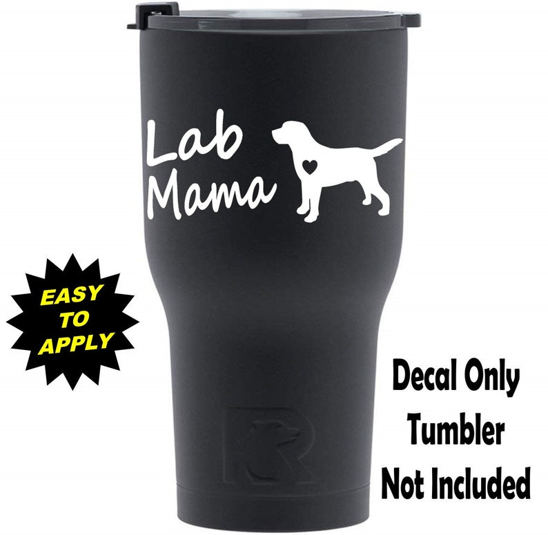 Labrador Retriever Decal for Car Window Lab Mama Decal - Etsy