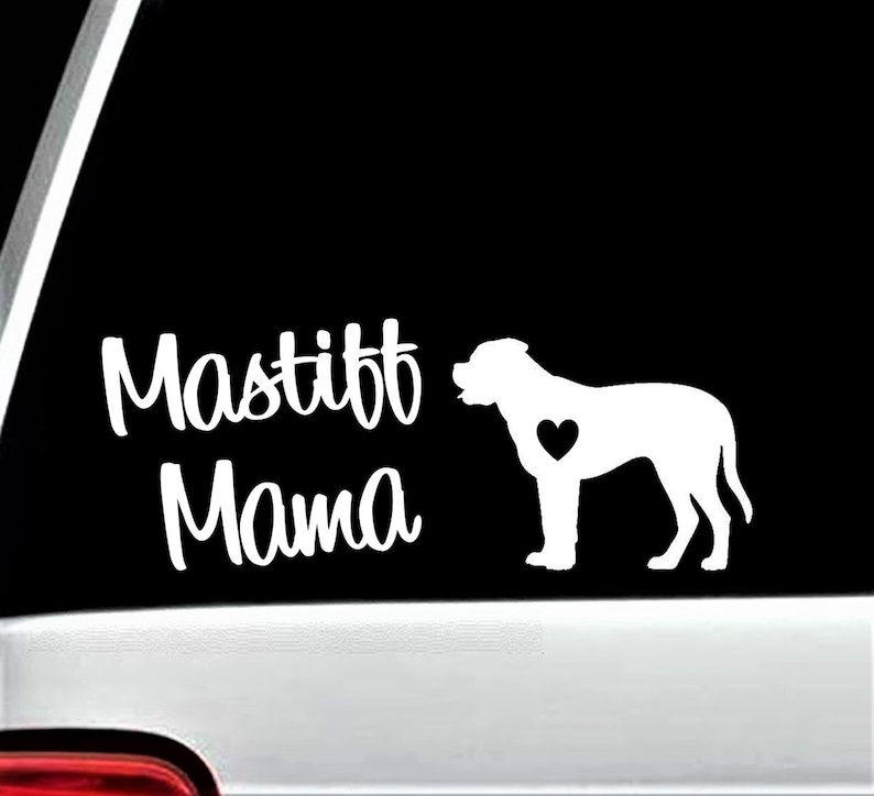 Mastiff Mama Dog Decal Sticker Bullmastiff BG 514 - Etsy