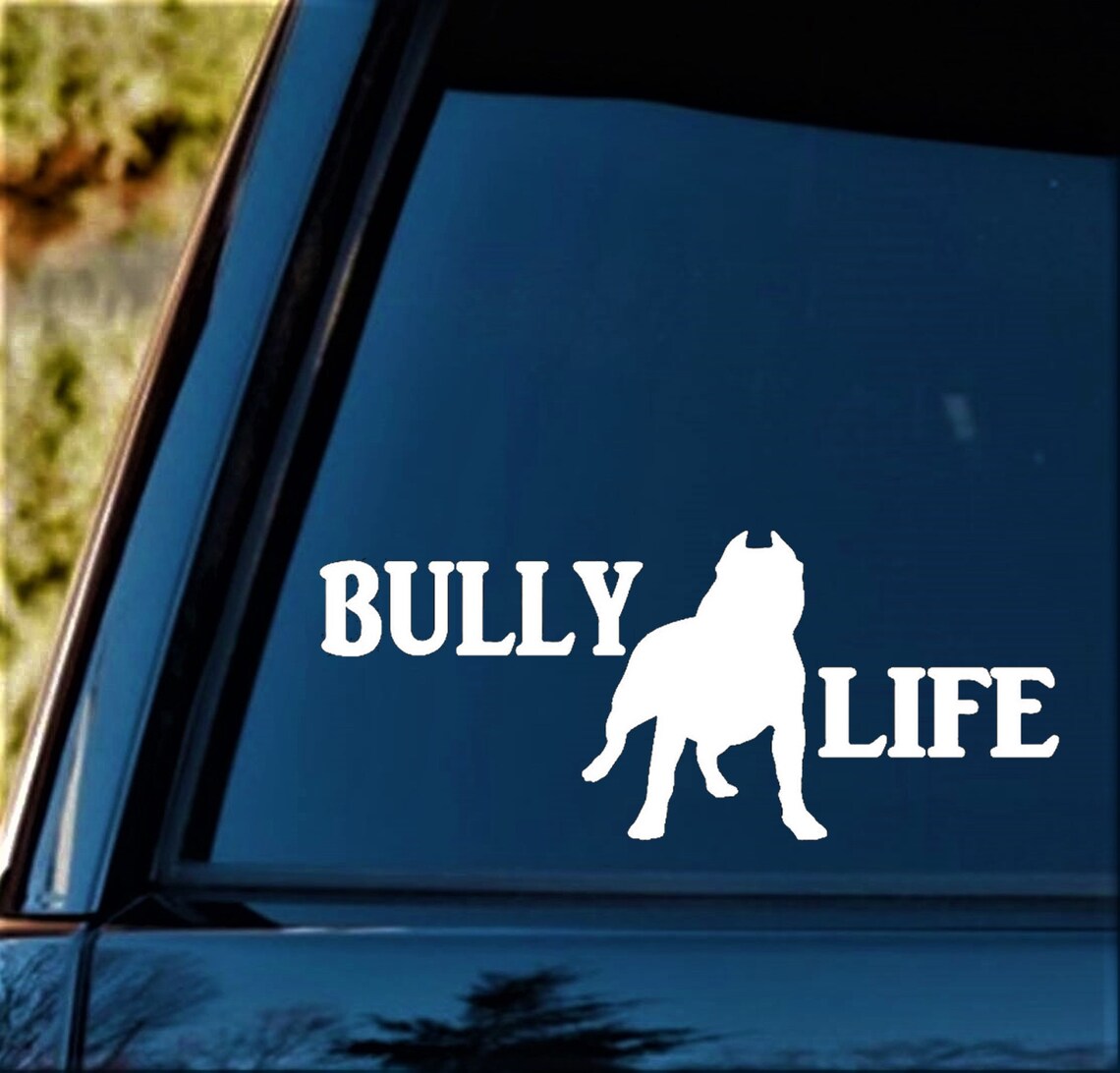 Pit Bull Pitbull Pibble Bully Life Decal Sticker Pit Bull - Etsy