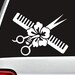 Hair Stylist Hairdresser Hairstylist Decal Sticker | Decal for Hair ...
