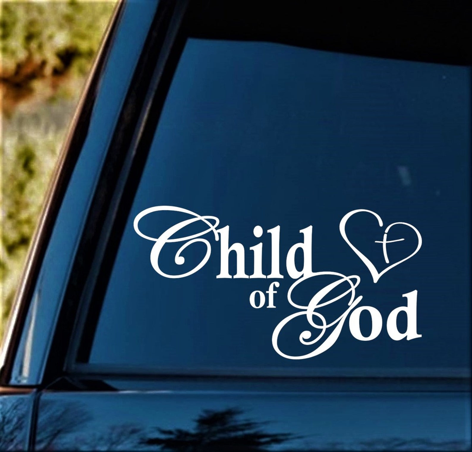 Child of God Decal Sticker for Car Window Religious Faith - Etsy