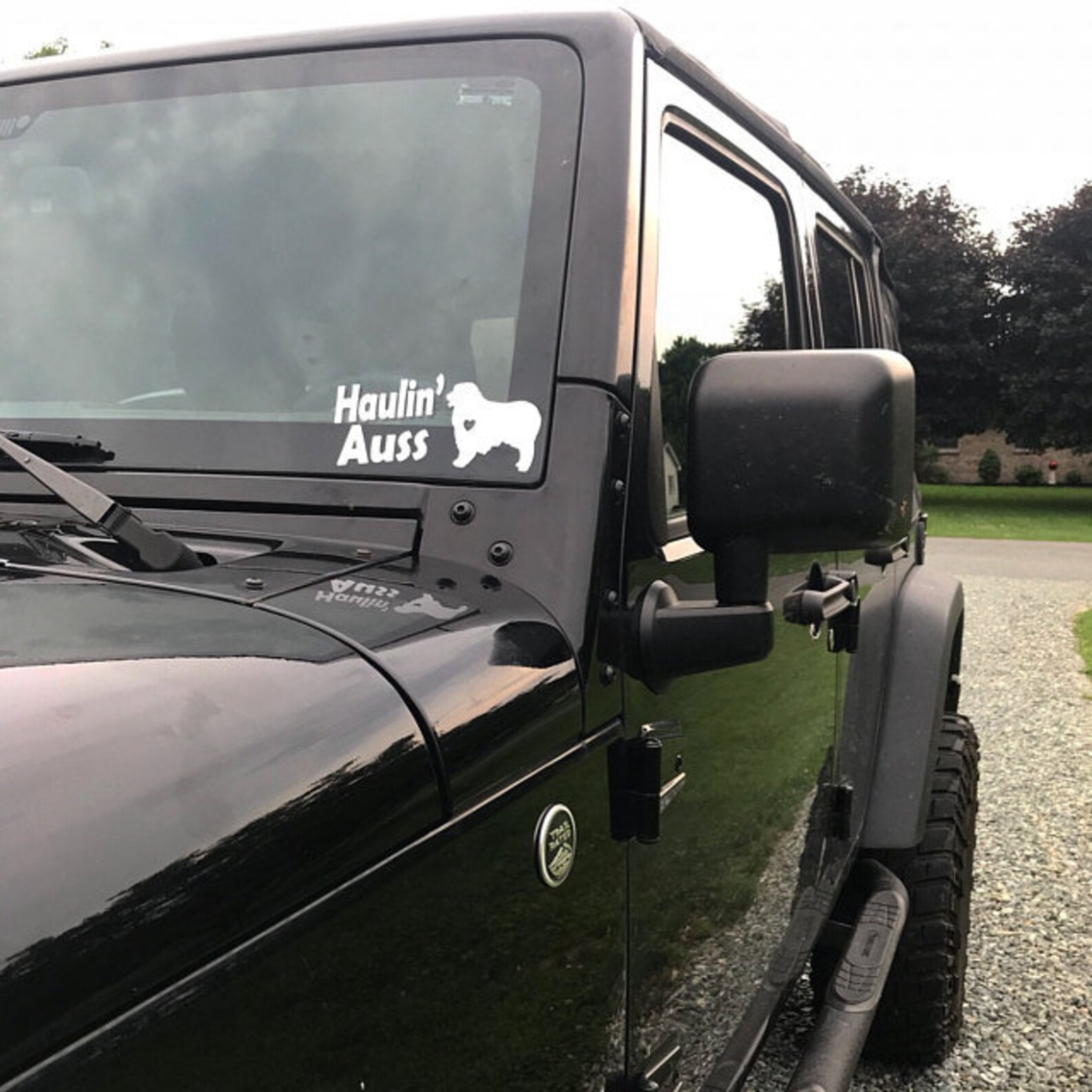 Australian Shepherd Haulin Auss Dog Decal Sticker A1198 | Etsy