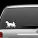 HARNESS RACING HORSE Vinyl Decal Sticker for Car Truck Suv Van Trailer ...