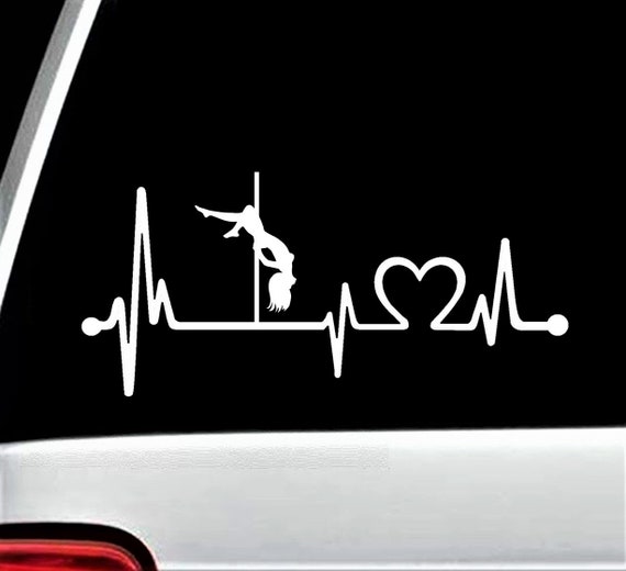Pole Dancer Car Decal Pole Dancer Decal Etsy