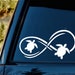 2-count Sea Turtle Infinity Decal Sticker j1054a - Etsy