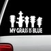 Bluegrass Music Guitar Bass Banjo Mandolin Decal Sticker for Car Window ...