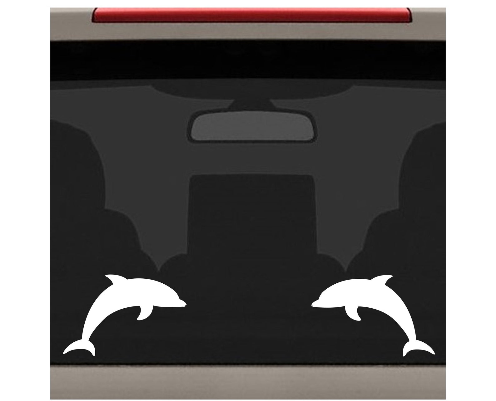 Dolphin Decal Sticker for Car Window 2-count Dolphin - Etsy