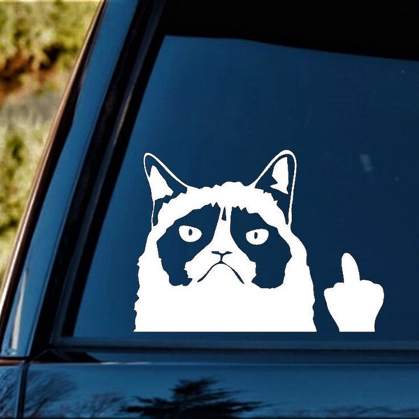 Grumpy Car Decals - Etsy