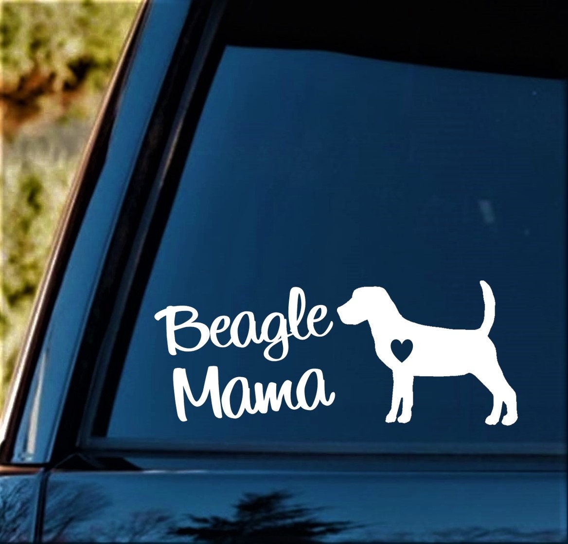 Beagle Mama Decal Sticker for Car Window 8 Inch BG 176 - Etsy