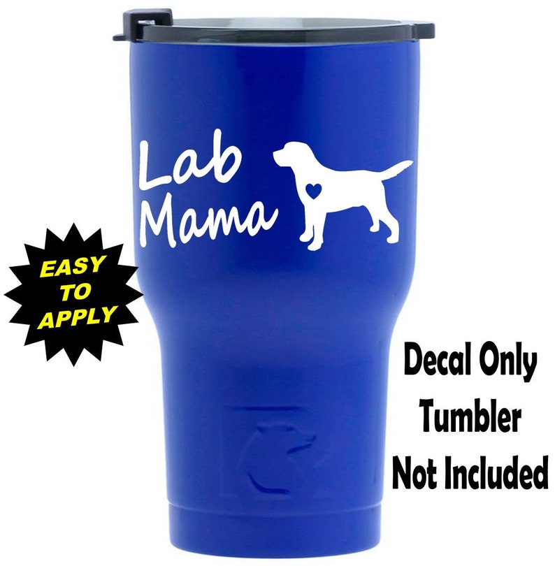 Labrador Retriever Decal for Car Window Lab Mama Decal | Etsy