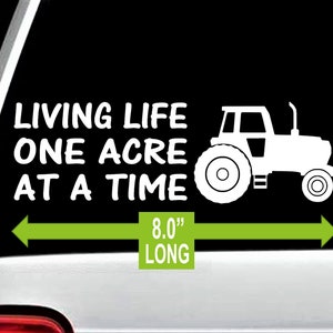Farm Tractor Decal Sticker for Truck Window | Farming Decal Sticker ...