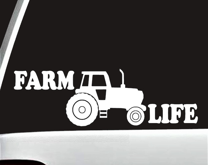 Farm Life Decal Farming Tractor Decal Sticker for Car Truck - Etsy