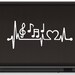 Music Notes Heartbeat Decal Marching Band Sticker for Car Window - Etsy