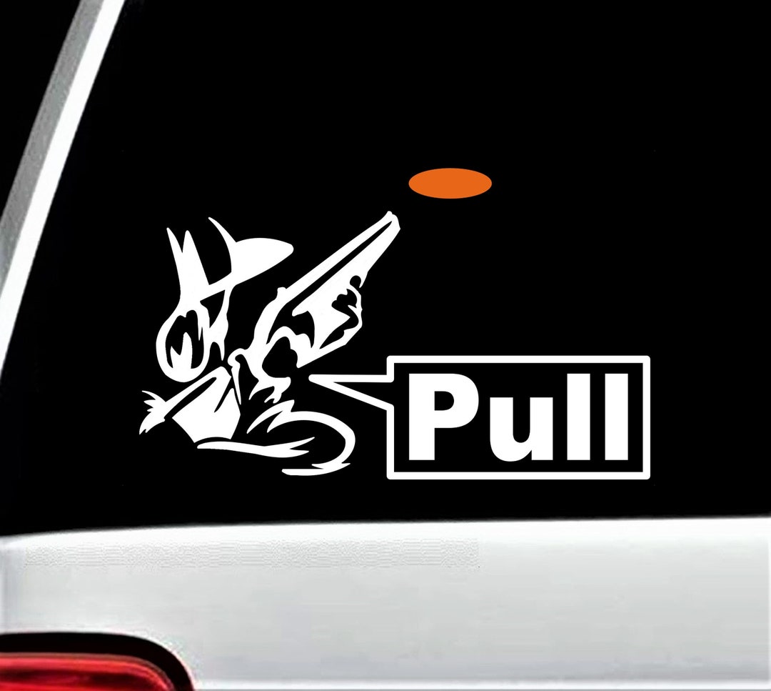 Skeet Sport Trap Shooting Decal Sticker for Car Window BG 856 - Etsy