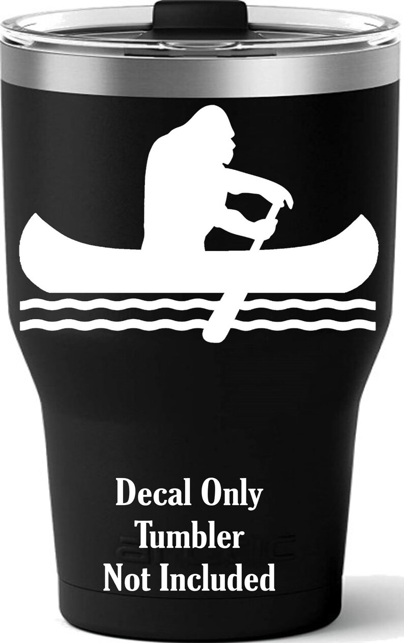 Bigfoot Canoe Decal | Sasquatch Sticker | Kayak Decals | Big Foot Canoe ...