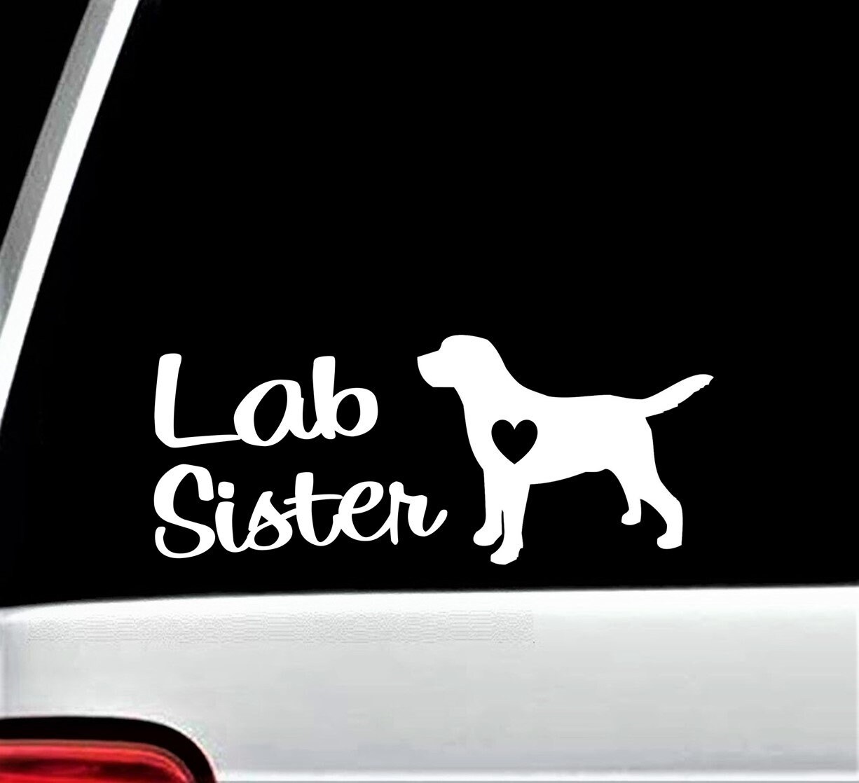 Paper Bumper Stickers Paper & Party Supplies K1003 Lab Decal for Car ...