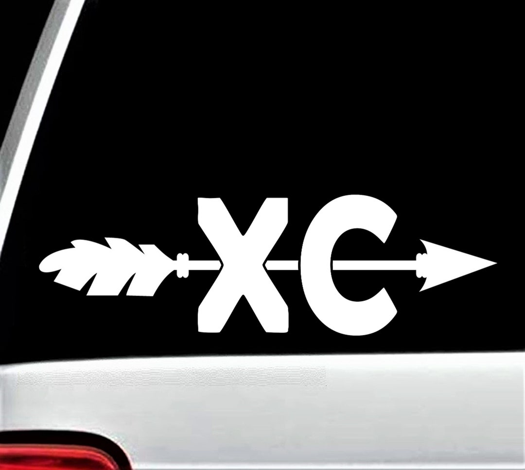 XC Cross Country Decal for Car | Track and Field Sticker | Cross ...