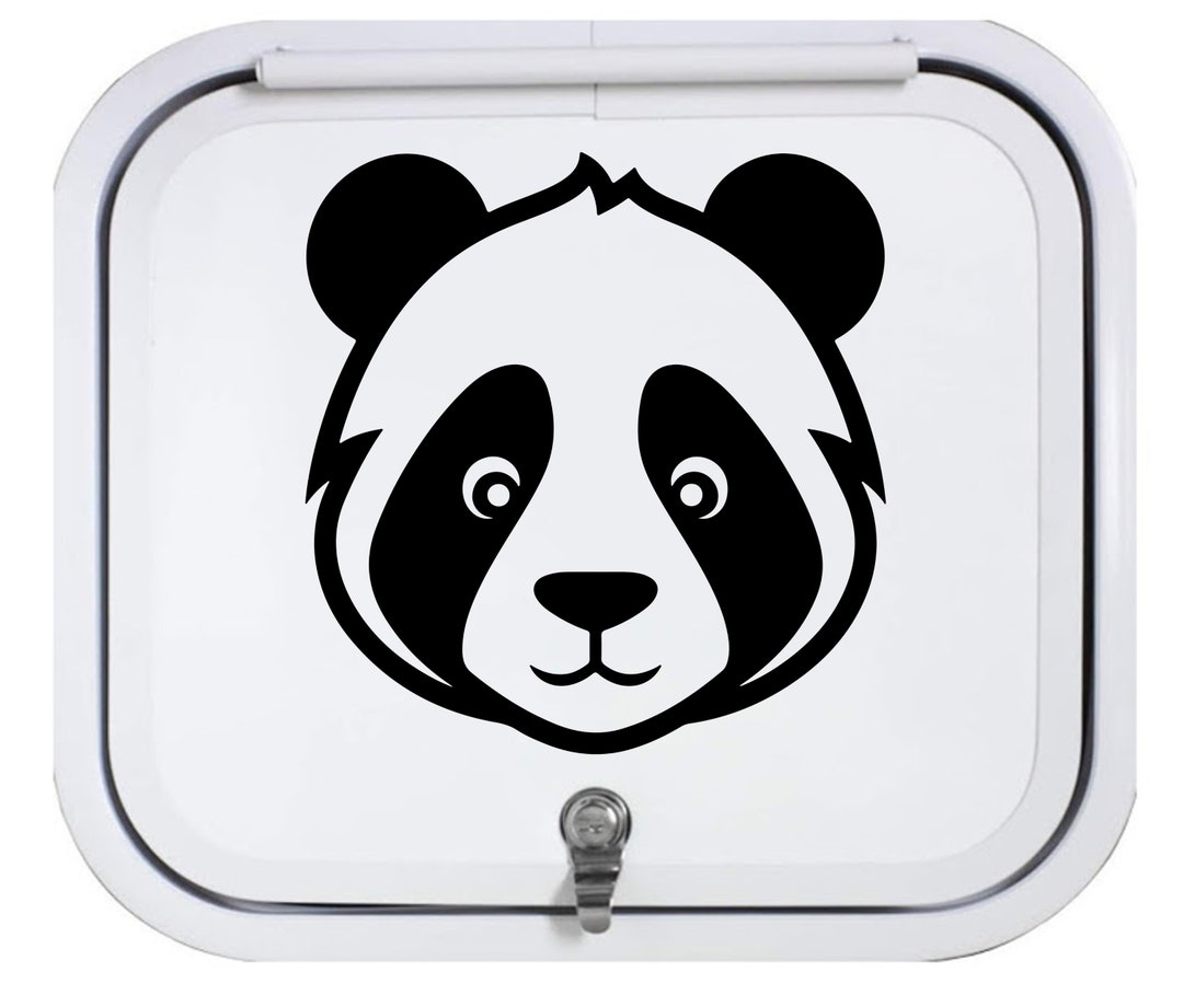 Cute Panda Bear Head Decal Sticker for Car Window BG 976 - Etsy