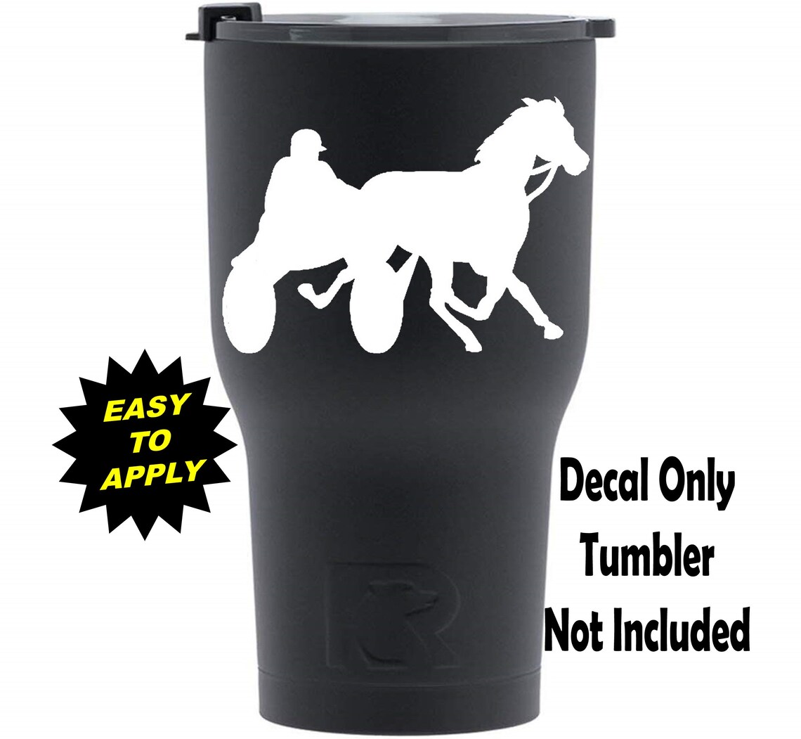 Harness Horse Racing Decal Sticker for Car Window Jockey Sulky | Etsy