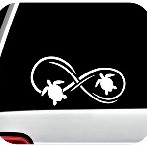 2-count Sea Turtle Infinity Decal Sticker *j1054a - Etsy