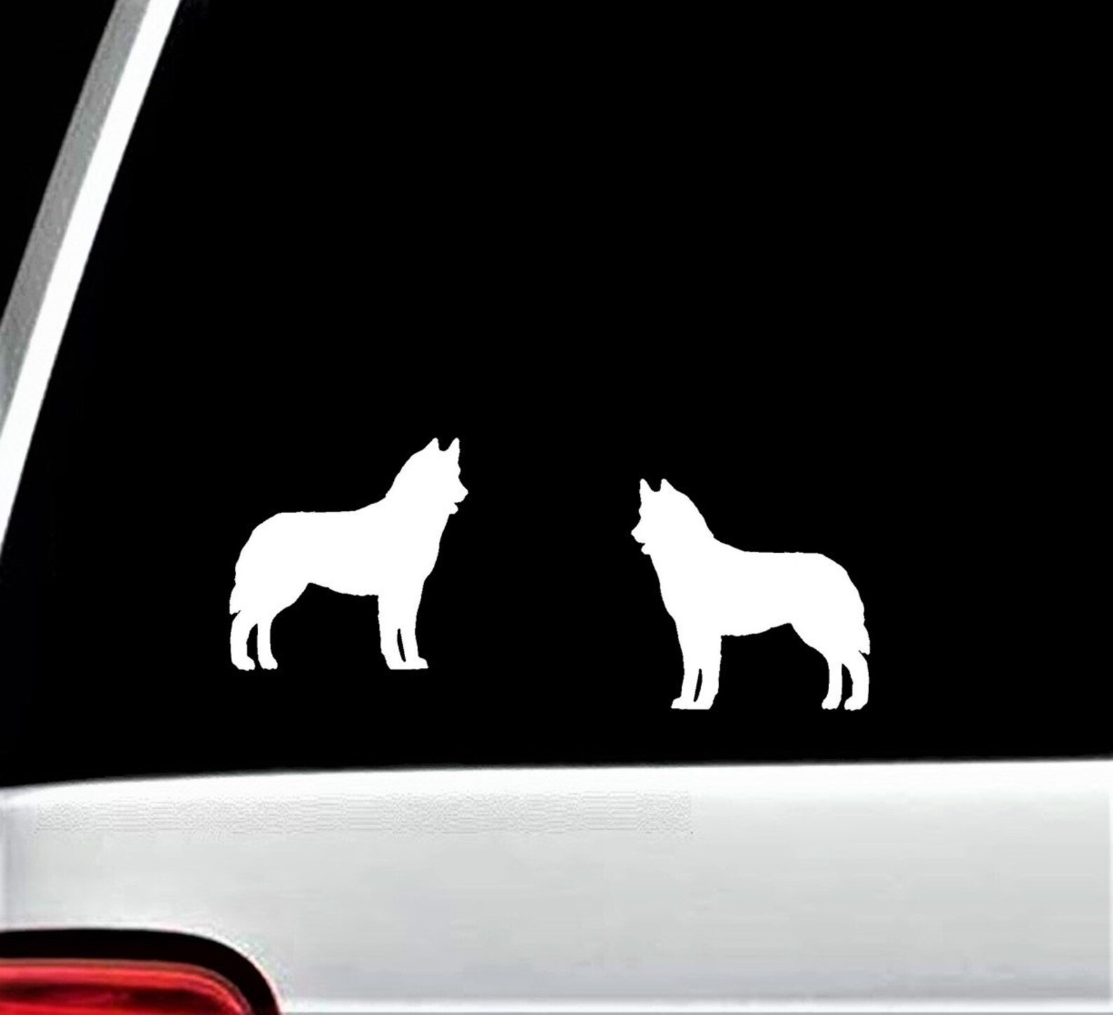 Husky Dog Decal Sticker Set for Car Window Mama Dad Infinity | Etsy
