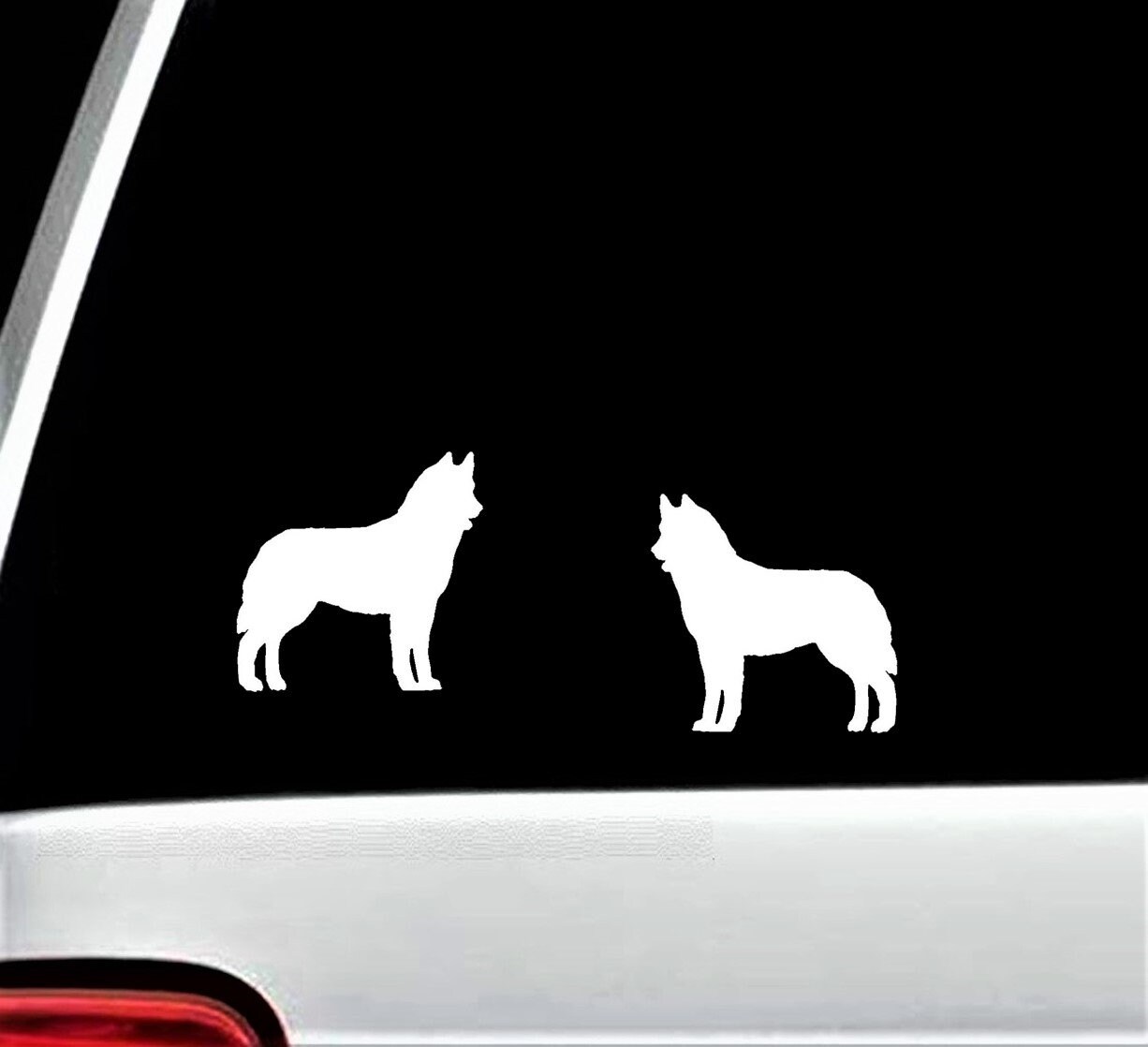 Husky Dog Decal Sticker Set for Car Window Mama Dad Infinity | Etsy