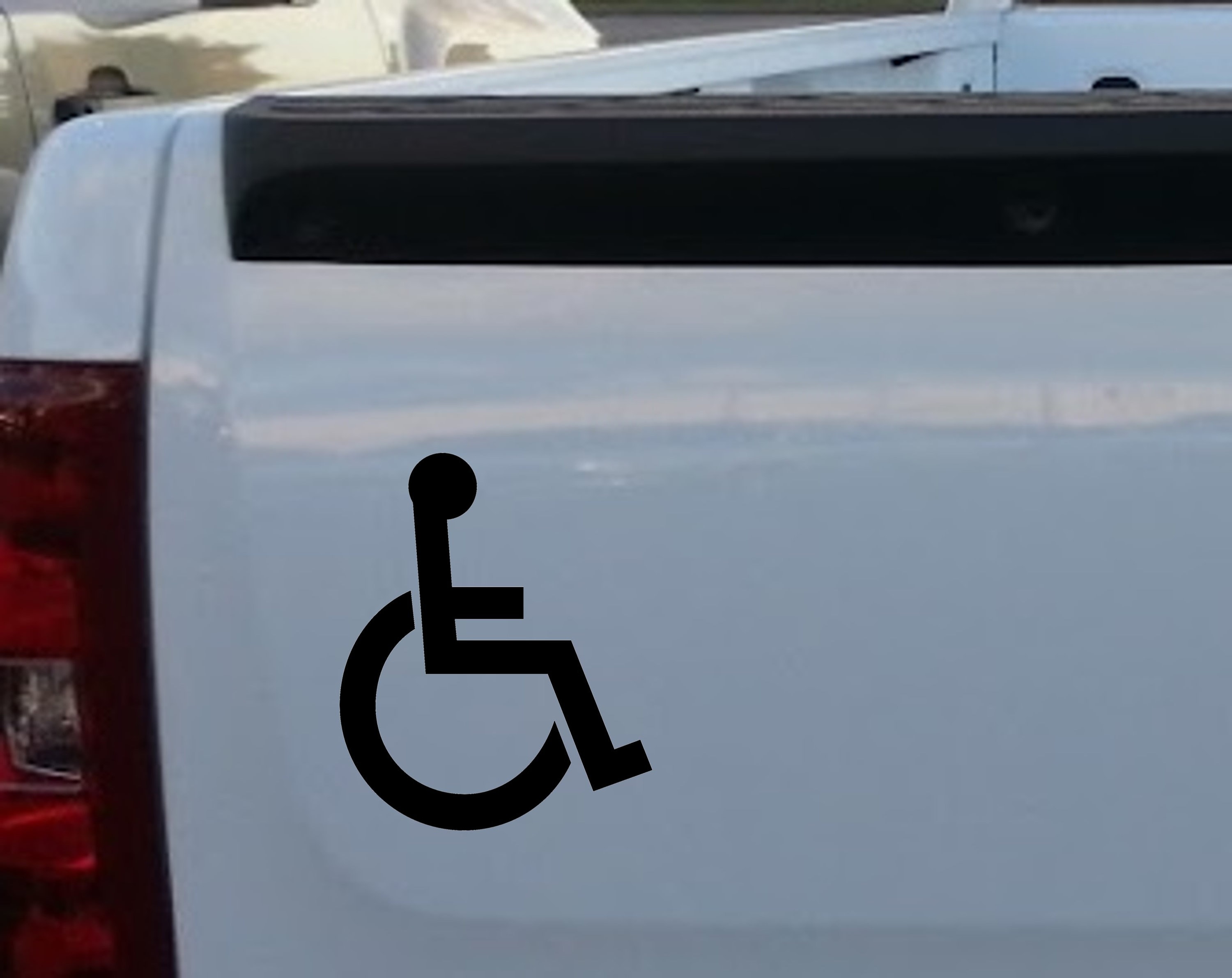 Handicap Wheelchair Symbol Vinyl Decal, Wheelchair Disabled Sticker for ...
