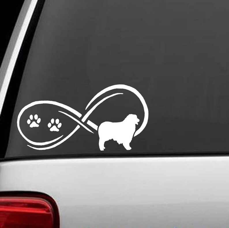 Australian Shepherd Infinity Aussie Auss Dog Decal Sticker for Car ...