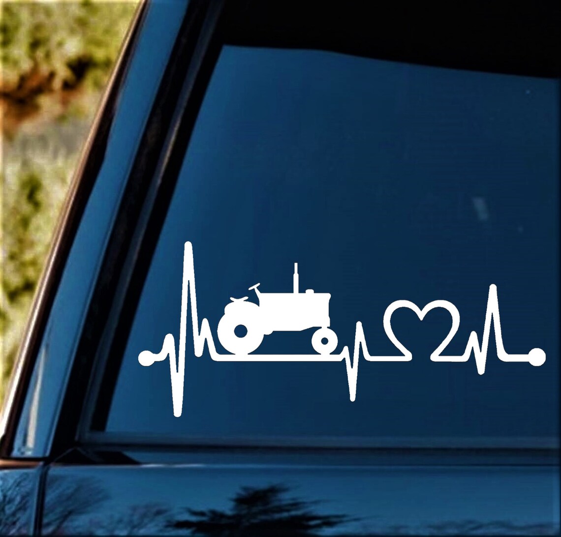 Farm Tractor Decal Sticker for Truck Window Tractor - Etsy