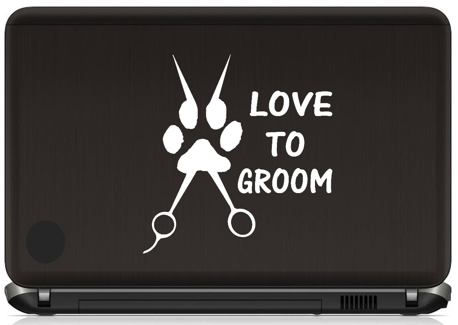 Love to Groom Dog Grooming Scissors Decal Sticker B1111 - Etsy