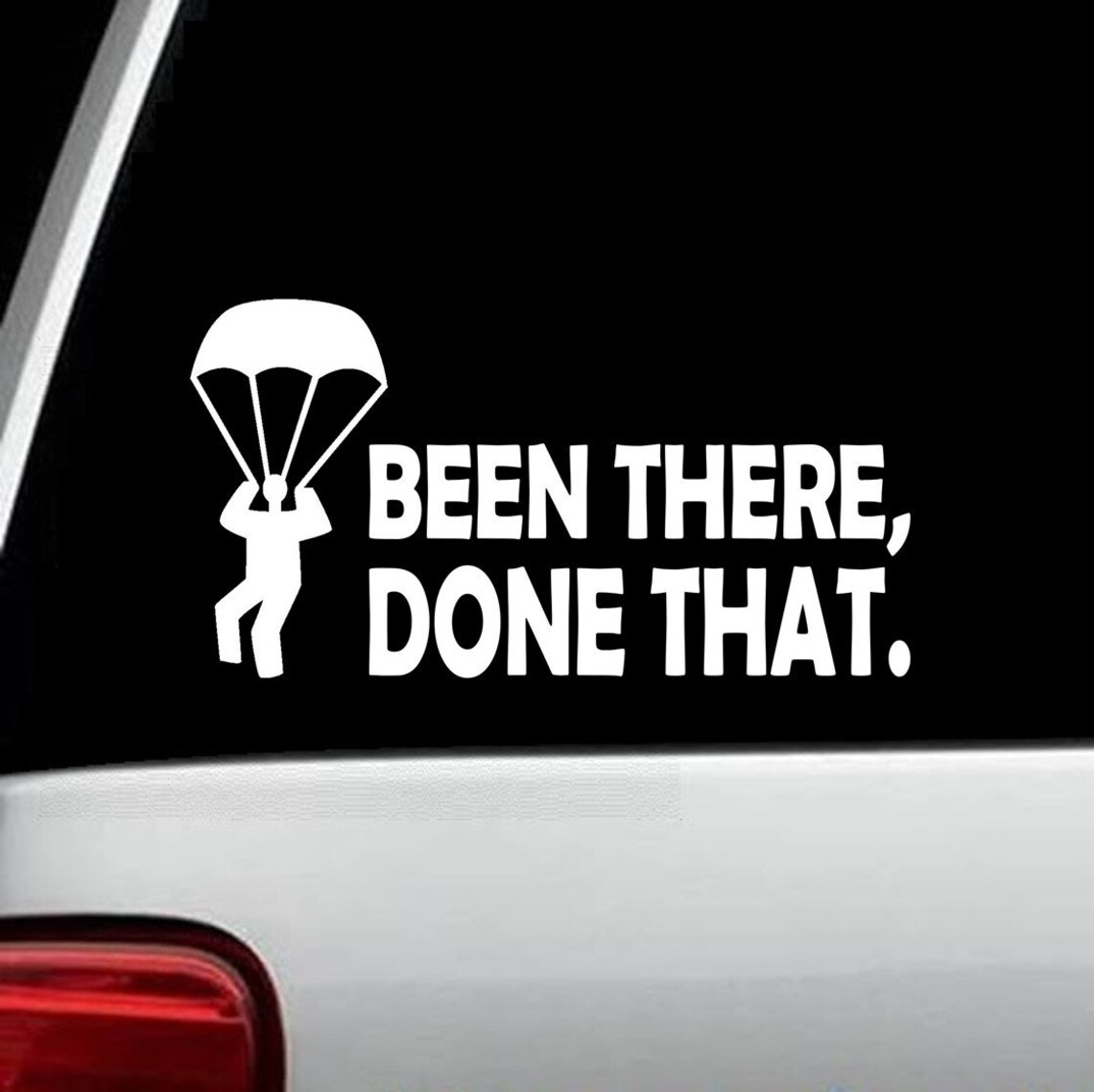 Parachute Skydiving Military Paratrooper Rigger Decal Sticker for Car ...
