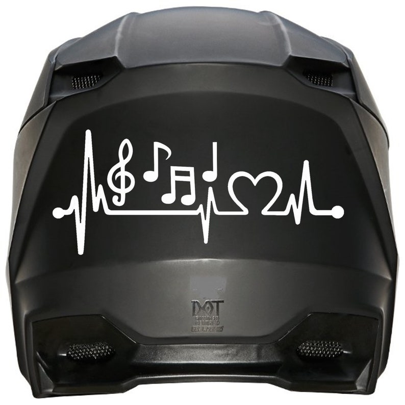Music Notes Heartbeat Decal Marching Band Sticker for Car Window - Etsy