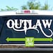 Outlaw Decal Sticker for Truck Window Tailgate SUV Van Boat Western Art ...