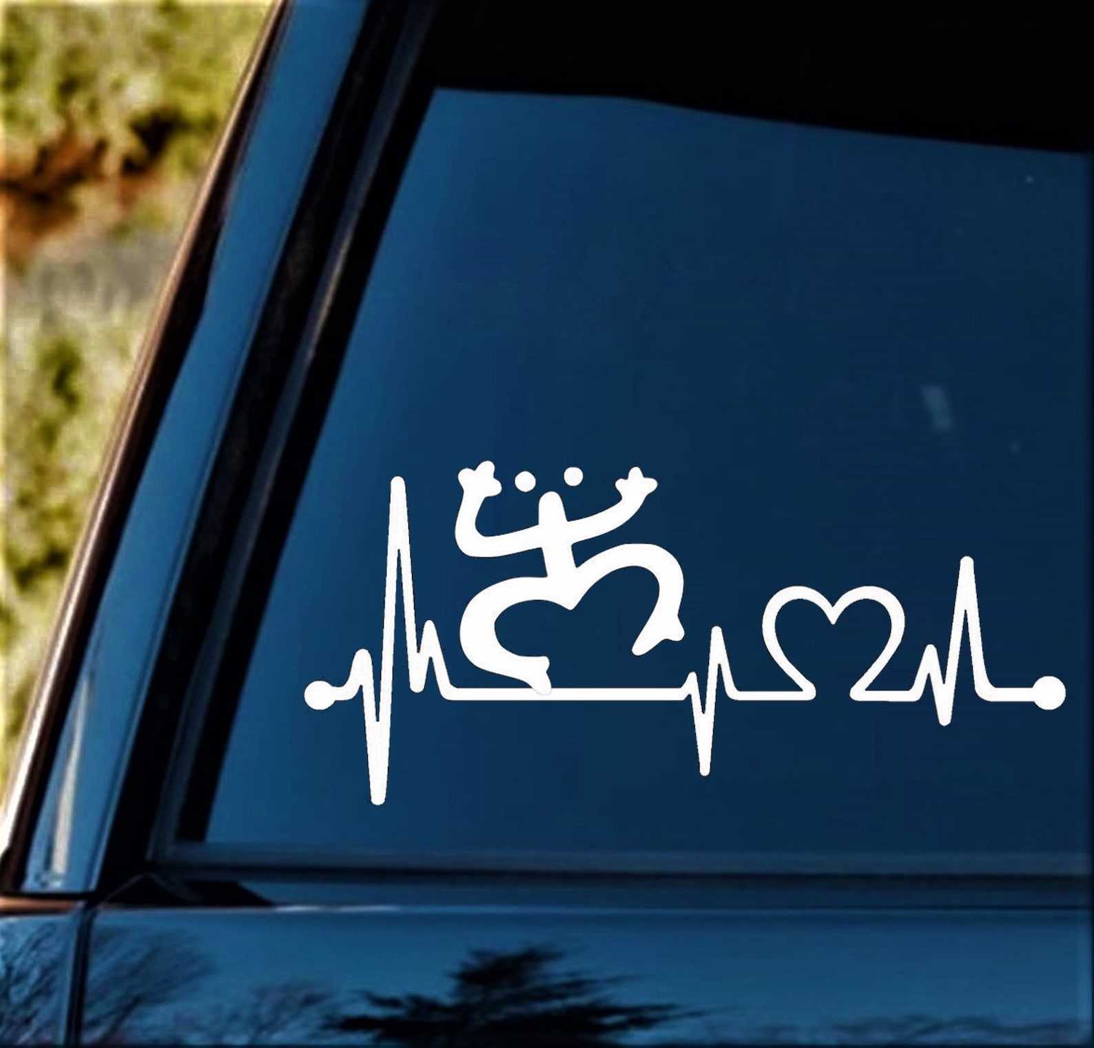 Puerto Rico Coqui Taino Frog Decal | Coqui Frog Heartbeat Lifeline ...