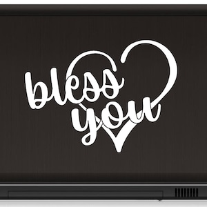 Bless You Vinyl Decal, Bless You Sticker for Mirror | BG 941 - Etsy