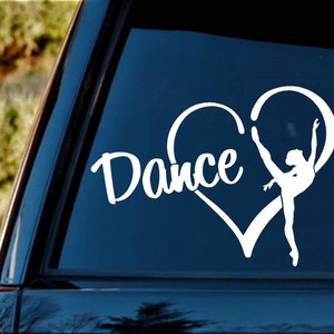 Dancing Ballerina Decal Sticker | Ballerina Dance Decal | Love to Dance ...