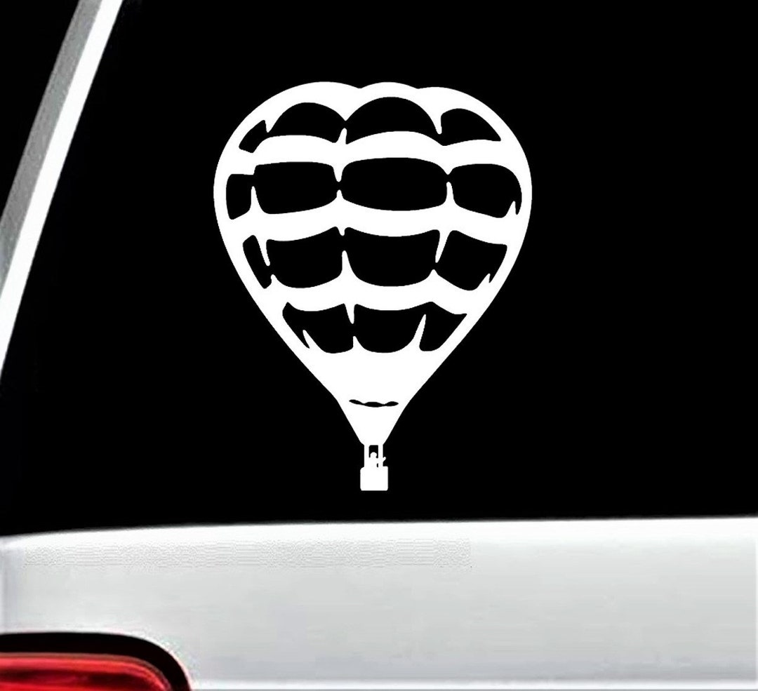 Hot Air Balloon Decal Sticker for Car Window D1091 - Etsy