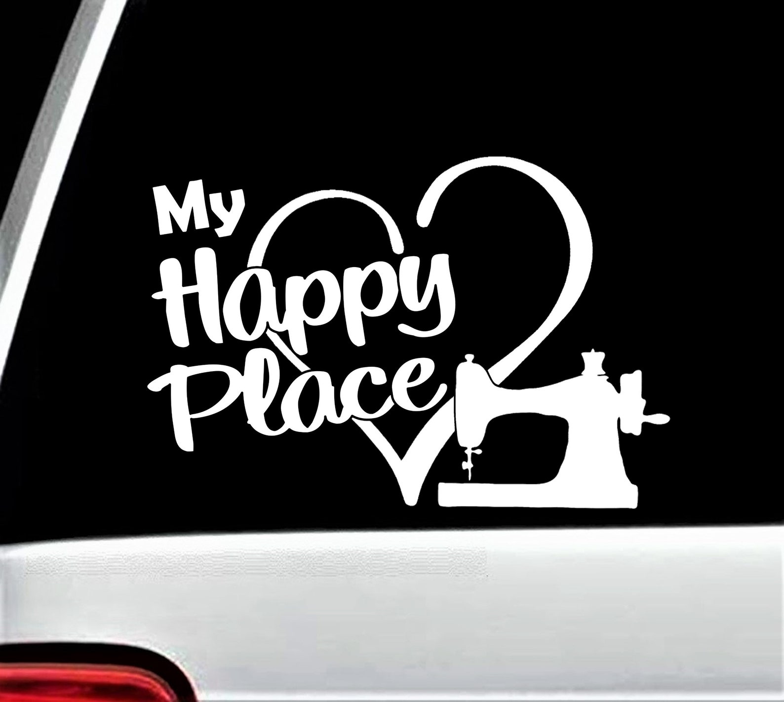 Love to Sew Decal Sticker | Sewing Machine Decal for Car Cup Laptop ...