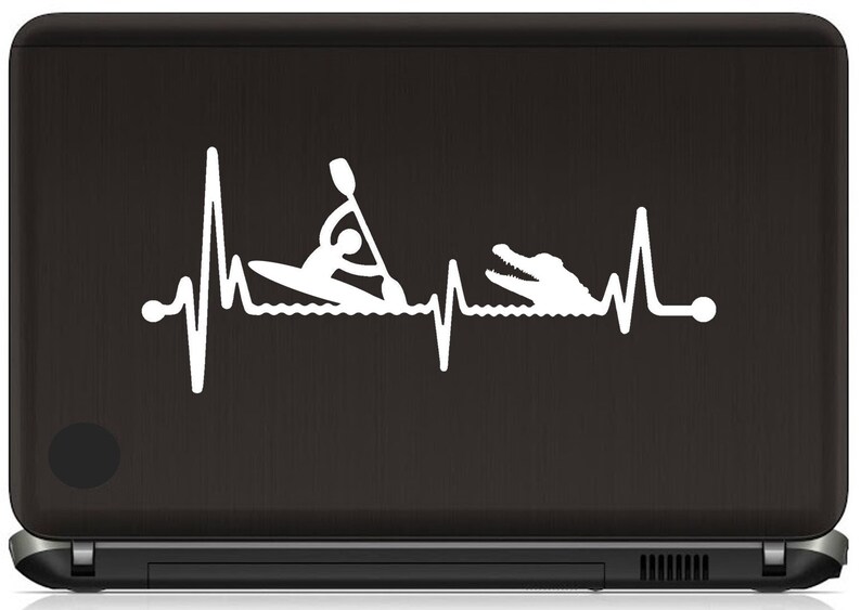 Kayak Alligator Heartbeat Lifeline Decal Sticker Canoe Camper - Etsy