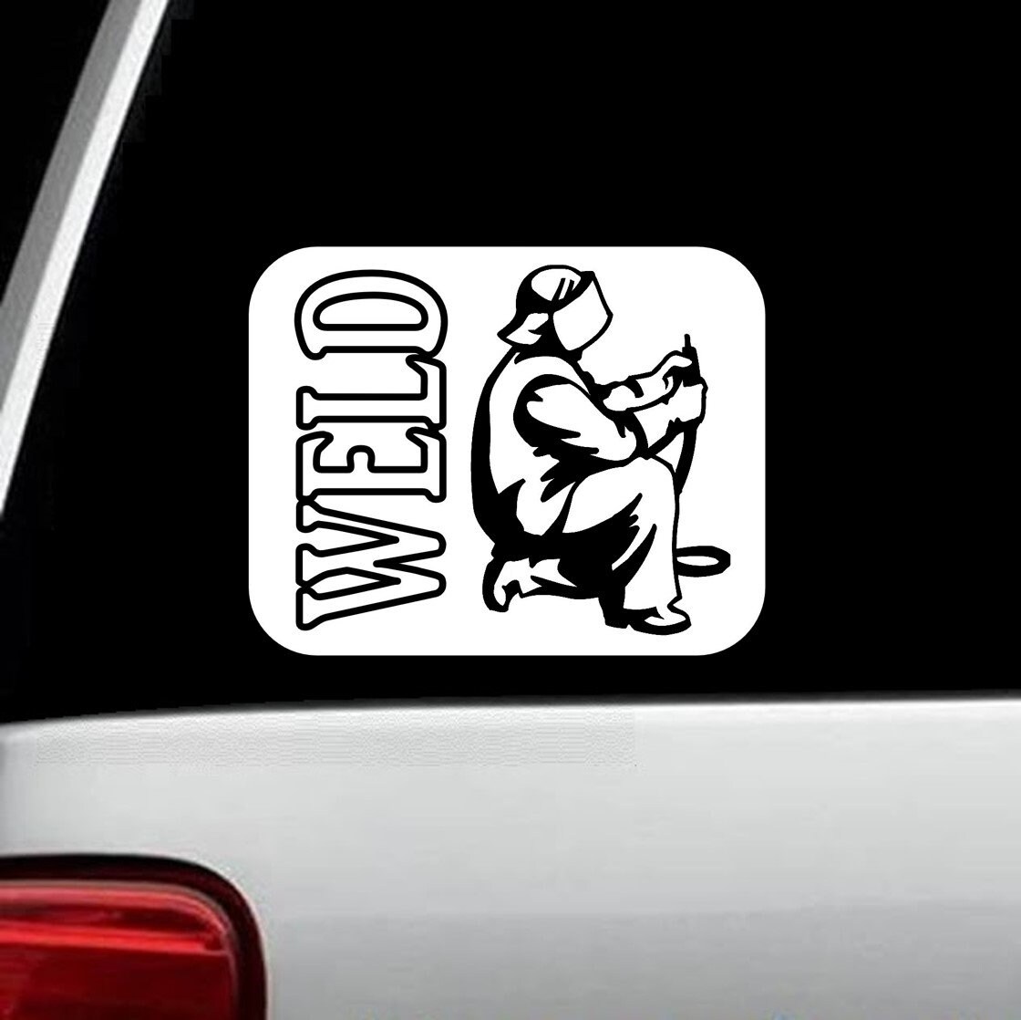 Weld Decal for Car Window Welding Helmet Decal Sticker | Etsy