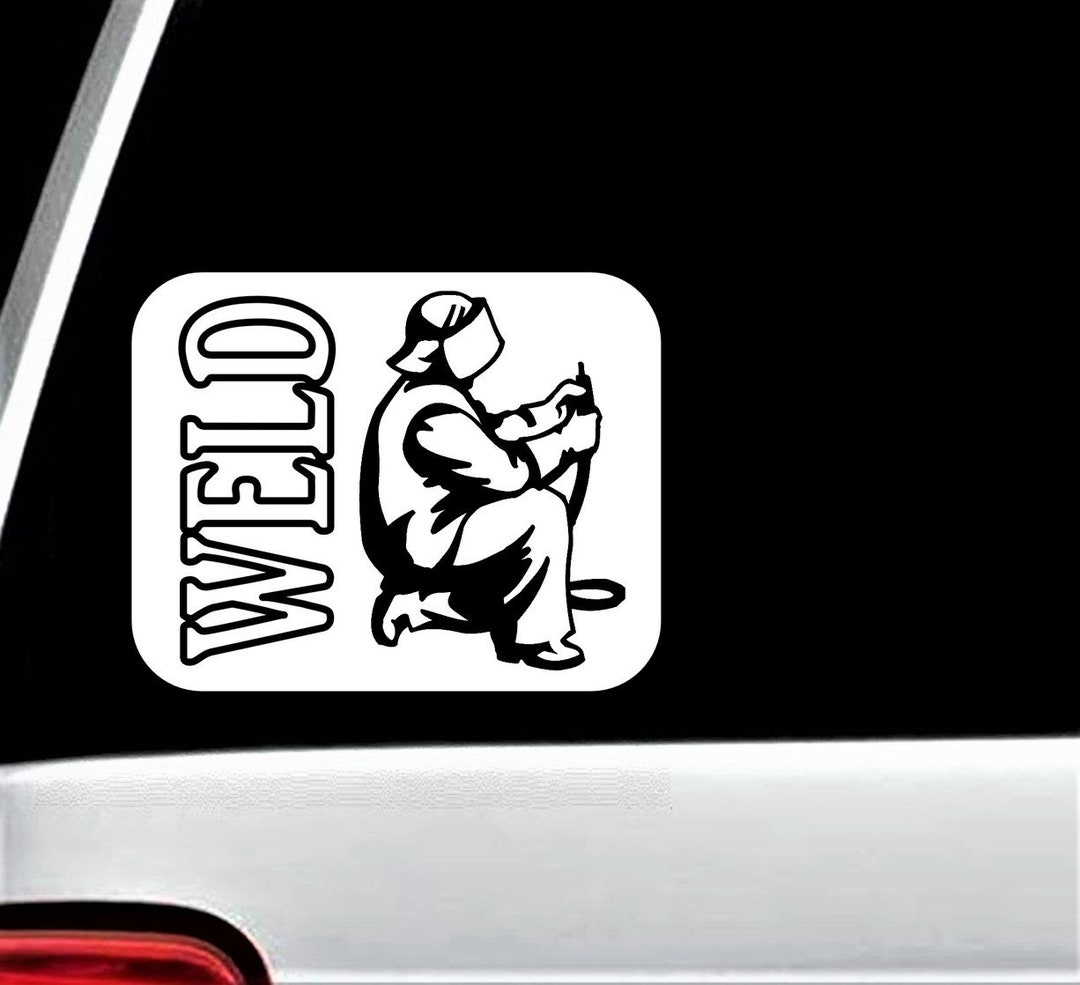 Weld Decal for Car Window Welding Helmet Decal Sticker Welder Decal 6. ...