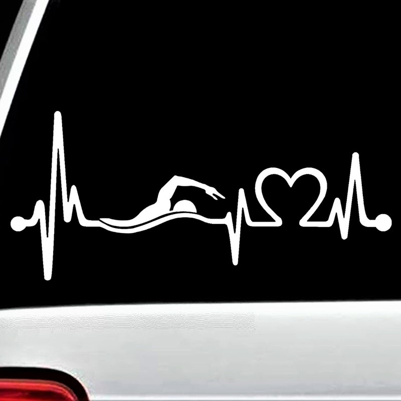 Swimmer Decal - Etsy