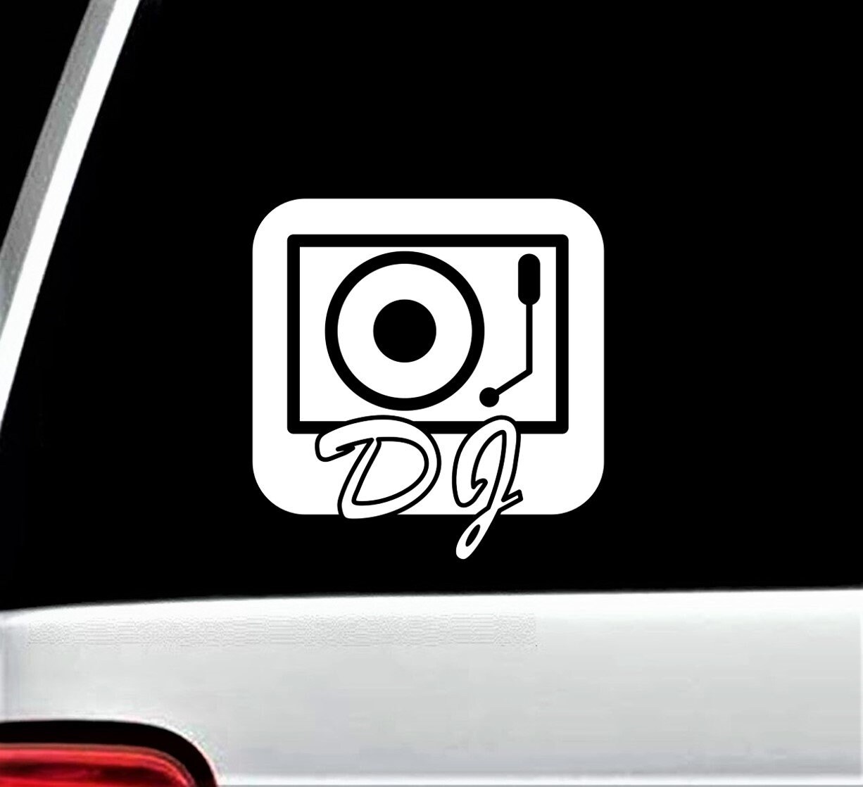 DJ Disc Jockey Decal Sticker for Car Window BG 360 | Etsy